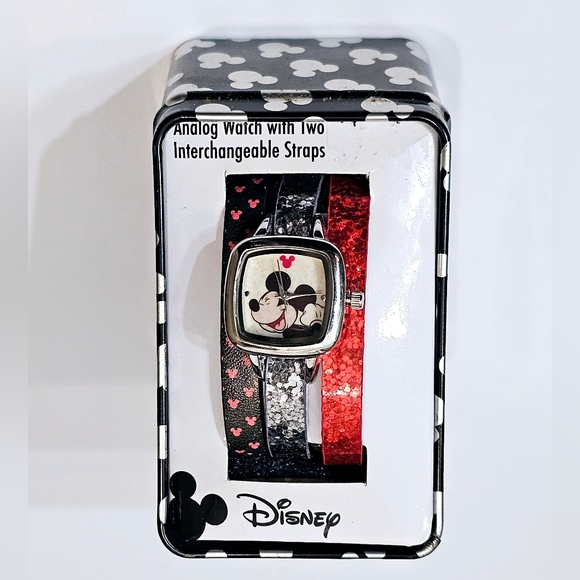 Disney | Accessories | Disney Mickey Mouse Watch With Interchangeable ...